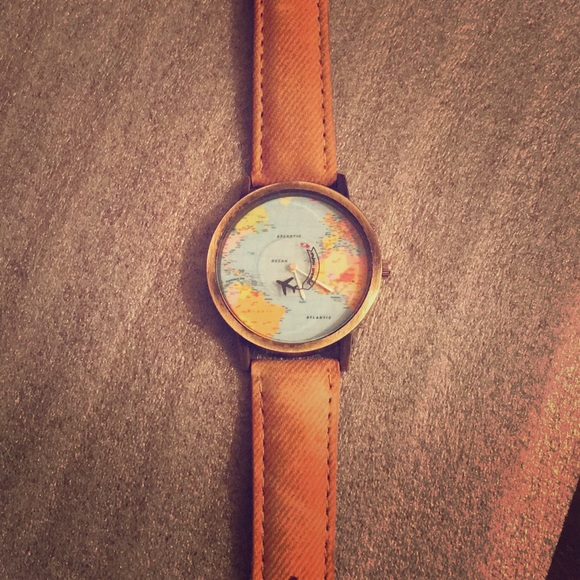 Accessories | World Map Watch | Poshmark